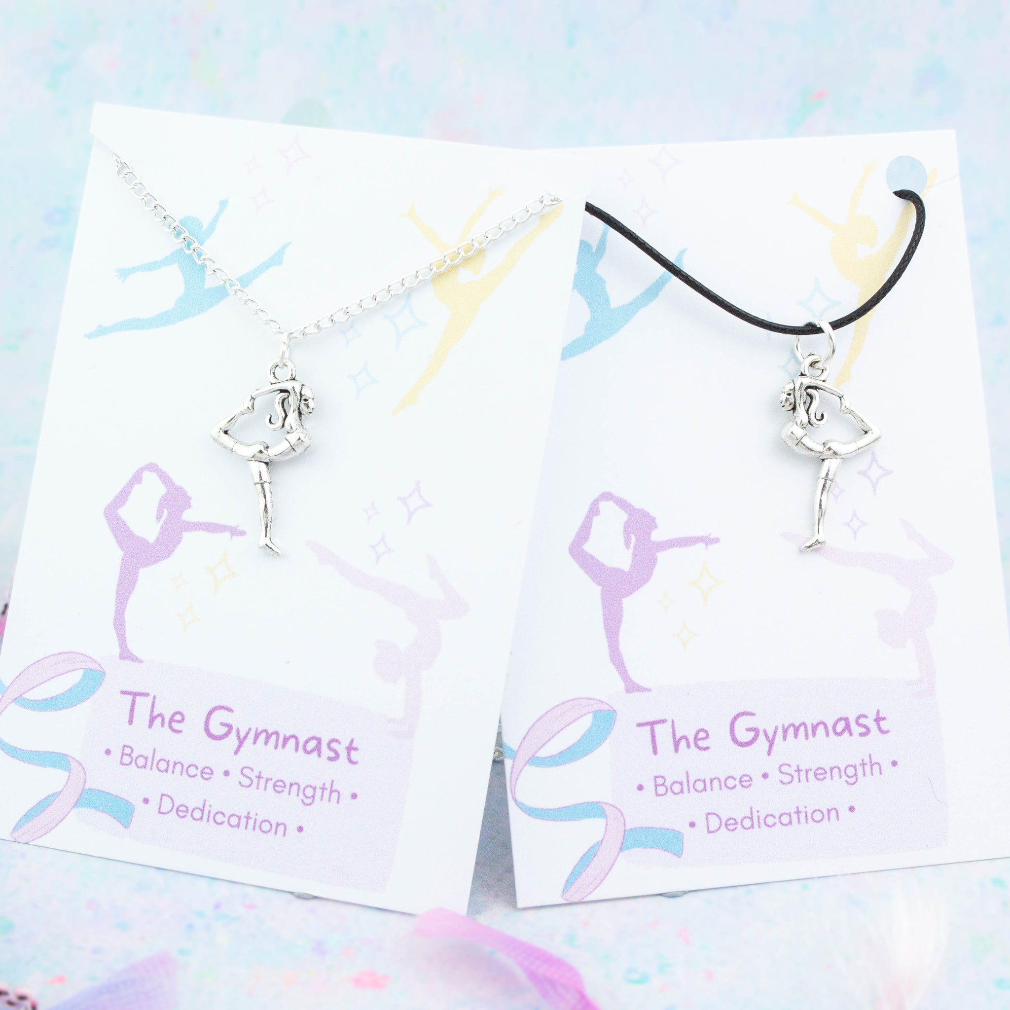 Gymnast Charm Necklace - Symbol Of Balance, Strength And Dedication ...